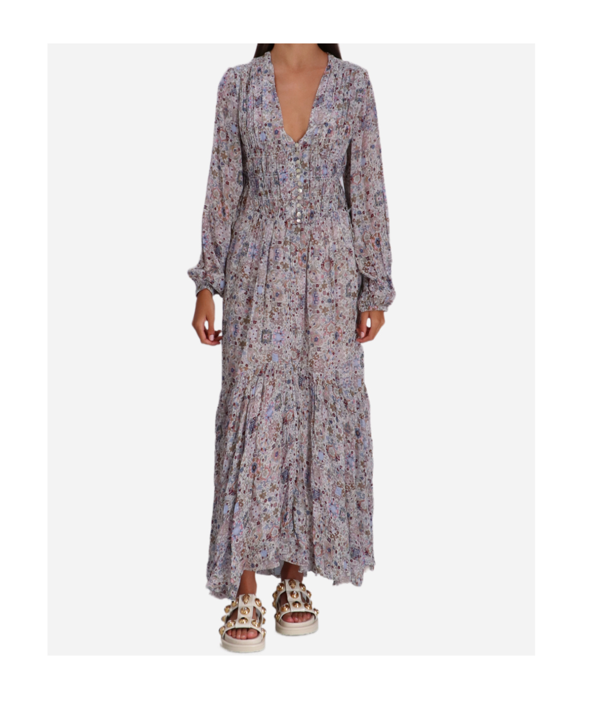 ISABEL MARANT ÉTOILE Isabel Marant Floral-Pattern Maxi Dress